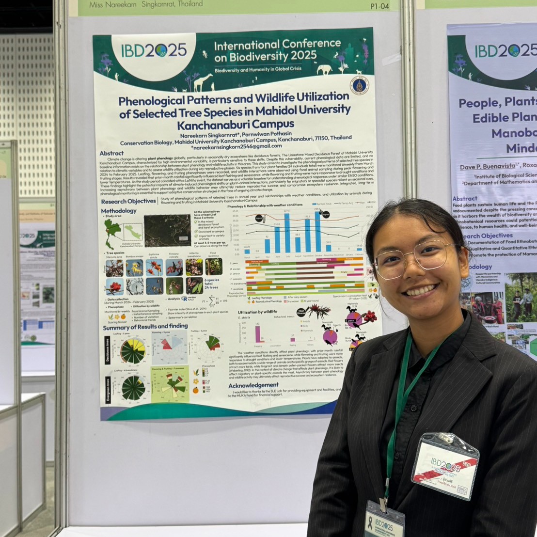 กิจกรรมนำเสนอผลงานวิจัยในการประชุมนานาชาติด้านความหลากหลายทางชีวภาพ (IBD 2025) – มหาวิทยาลัย ...